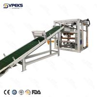 China 1300-1500mm Final Pallet Height High Level Palletizer For Dry Powder Mortar Packaging for sale