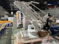 China Industrial Robotic Arm Automatic Bag Palletizer Mechanical Palletizing Pallet Stacking Machine for sale