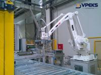 China Carton Bag Robotic Automated Palletiser Food Beverage Commodity for sale