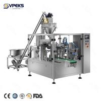 China Milk Powder Coffee Spices Premade Pouch Filling Machine High Speed for sale