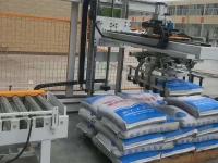 China 2000 X 3000mm Working Scope Low Level Palletizer With AIRTAC Pneumatic Solenoid Valve for sale