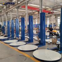 China High Speed Powered Pre Stretch Pallet Wrapper With 1.5KW Turntable Motor for sale