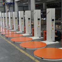 China High Speed Powered Pre Stretch Pallet Wrapper With 1.5KW Turntable Motor for sale