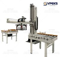 China Cartons Bottles Bags Case Fanuc Robotic Bag Palletizer for sale