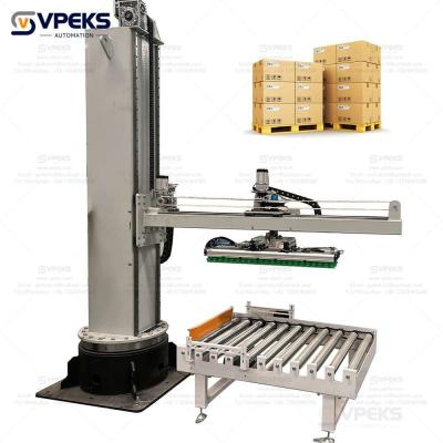 China Maximum 600 Bags/h Automatic Palletizer 1.8M Height VPEKS Conventional Palletizing Solution for sale