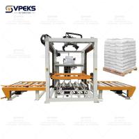 China 800-1200bags/hour Speed Heavy Duty Siemens PLC Palletizer With OMRON Sensors for sale