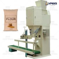 China Double Weighing System Semi Automatic Packing Machine For 10kg To 50kg Bag Weight VPK-SC50 AC380V/50Hz for sale