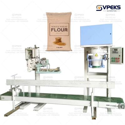 China VPK-SC50 Automatic Palletizing System / Automatic Case Erector Machine With 400-600 Bags Per Hour for sale