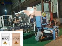 China Packaging Machine Robot Filling bagging Line For Wood Pellets 500 Bags/Hour 15kg for sale