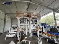 China 5-50kg Weighing And Packing Machine PLC Touchscreen Weighs At 10-50 Bags/Min for sale
