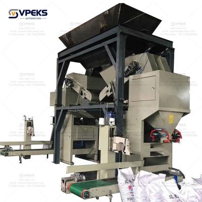 China Intelligent Charcoal Packing Machine PLC Control Coal Bagging Machine Weighing 2-25KG for sale