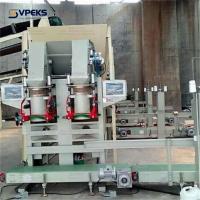 China Double Weigher 5kg 10kg 20kg Charcoal Soil Silica Sand Compost Bagging Filling Sealing Weighing Packing Machine for sale