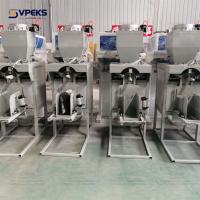 China Semi Auto Sampack Rice Bag Filler Powder Valve Bag Packaging Machine for sale