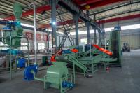 China 10000x4000x6200 Used Tyres Tires Recycling Machine with 35000 KG Weight for sale
