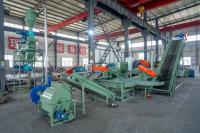 China 10000x4000x6200 Used Tyres Tires Recycling Machine with 35000 KG Weight for sale
