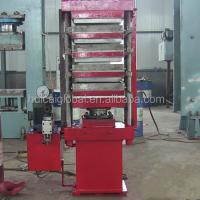 China Floor Tile Vulcanizing Press Rubber Tile Hot Press Making Machine with 220v Voltage for sale
