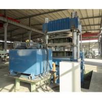 China 10 MN Nominal Molding Power Rubber Vulcanizer for Solid Tyre Plate Manufacturing Plant for sale