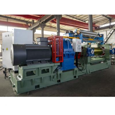 China Front Roll Speed 24.5m/min Capacity 25-50kg Plastic Rubber Compound Two Roll Mill Machine for sale