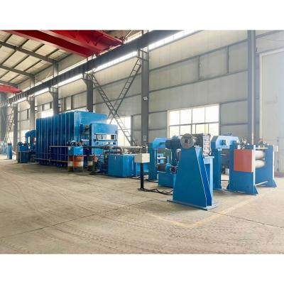 China Steel Wire or Textile Belt Cord Conveyor Belt Hydraulic Press for Hot Rubber Moulding for sale