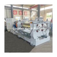 China 1200 mm Length Two Roll Rubber Compound Mixing Machine with 1 1.27 Roll Ratio for sale