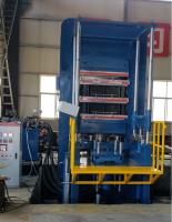 China 22 kW Power Extra Solid Tire Rubber Press Vulcanizing Hydraulic Curing Press for Results for sale