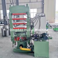China 125 rpm Screw Speed Rubber Carpet Vulcanizing Press Machine with One or Two Screw Design for sale