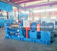 China Blue Green Yellow Two Roll Rubber Mixing Mill with 1000 KG Weight and Performance for sale
