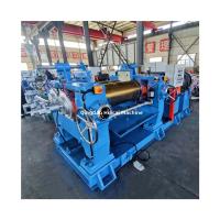 China Blue Green Yellow Two Roll Rubber Mixing Mill with 1000 KG Weight and Performance for sale