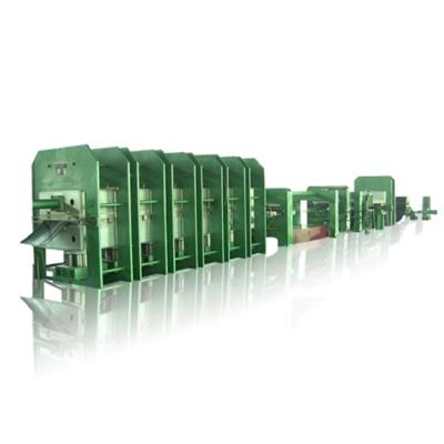 China 90T Steel Core Fabric Core Conveyor Belts Hydraulic Vulcanizing Press Machine for sale