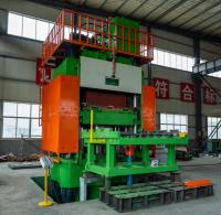 China Large Solid Tire Hydraulic Hot Press Plate Vulcanizing Press with Automatic Control for sale
