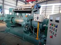 China 550mm Roll Diameter Manual Rubber Mixing Machine with 1 1.2 Roll Ratio for sale