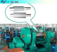 China Waste Tyre Roller Cutter Rubber Recycling Machinery with Accurate Temperature Control for sale