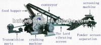 China Waste Tyre Roller Cutter Rubber Recycling Machinery with Accurate Temperature Control for sale