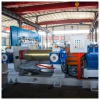 China 2019 Year Capacity 5kg-100kg Electrical Heating Two Roll Mill for Rubber Compound Mixing for sale