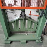 China 2122x1440x2509 mm Hydraulic Press Rubber Bale Cutters Single Stirp Rubber Cutter for sale