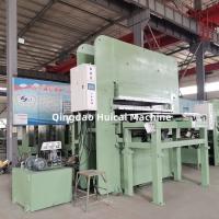 China Rubber Carpet Vulcanizing Press Machine in Green/Blue with Plate Clearance of 400mm for sale