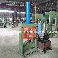 China 2122x1440x2509 mm Hydraulic Press Rubber Bale Cutters Single Stirp Rubber Cutter for sale