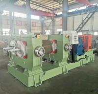 China Blue Green Red Yellow Rubber Mixing Rubber Two Roll Mill with 1000 KG Weight for sale
