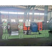 China Blue Green Red Yellow Rubber Mixing Rubber Two Roll Mill with 1000 KG Weight for sale