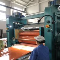 China Easy to Operate Green Rubber Sheet Calender Machine for Output in 3/4 Rolls Productio for sale