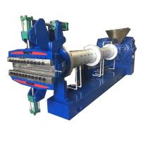 China Cold Feed Pin Barrel Rubber Extruder Machine with 12000 KG Weight and 110 kW Power for sale