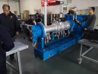 China Cold Feed Pin Barrel Rubber Extruder Machine with 12000 KG Weight and 110 kW Power for sale