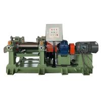 China Rubber Compound Two Roll Mill with Blue Green Red Yellow Color Weight KG 1000 KG for sale