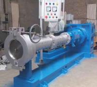 China 110 kW Power Rubber Extruder for Hot Feeding of Cold Feed Rubber Manufacturing for sale