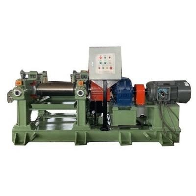 China Rubber Compound Open Mill 2 Roller Mixing Mill Machine for Smooth Mixing Power kW 3 55 for sale