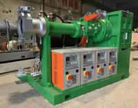 China 185kW Dual Head Same Screw Thread Cold Feeding Extruder for Tyre Tread Retreading for sale