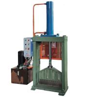 China 1500 KG Weight Single Blade Hydraulic Rubber Bale Cutter Equipped with 75 kW Power for sale