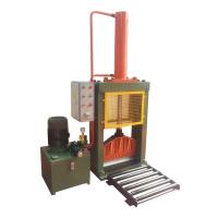 China 1500 KG Weight Single Blade Hydraulic Rubber Bale Cutter Equipped with 75 kW Power for sale