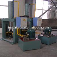 China 1500 KG Weight Single Blade Hydraulic Rubber Bale Cutter Equipped with 75 kW Power for sale
