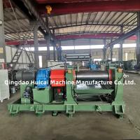 China Silicone Rubber Mixing Machine Open Mill Roll Ratio 1 1.27 Overall Size 5200*2380*1770mm for sale